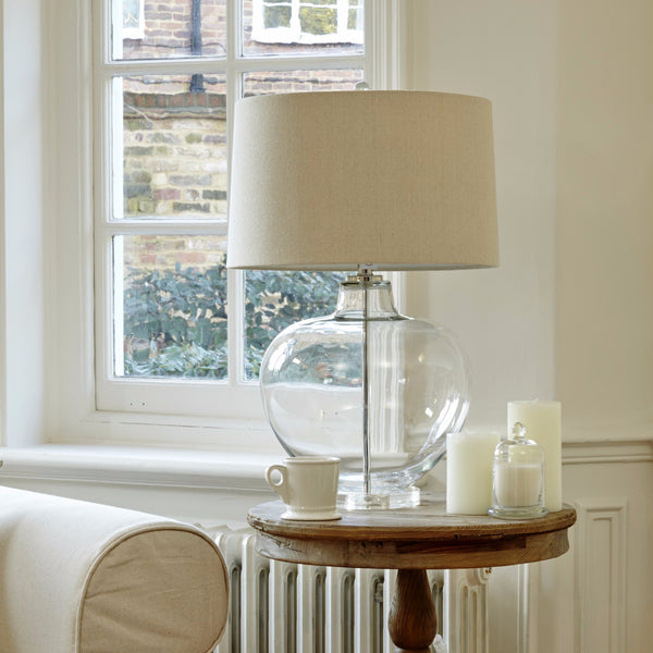 Clear glass table lamps store