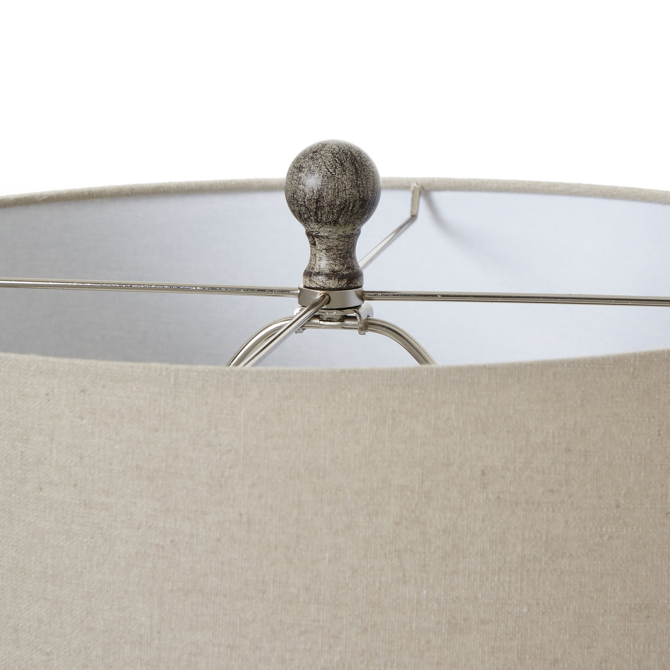 Ochre Carved Textured Table Lamp With Linen Shade 71cm | Annie Mo's