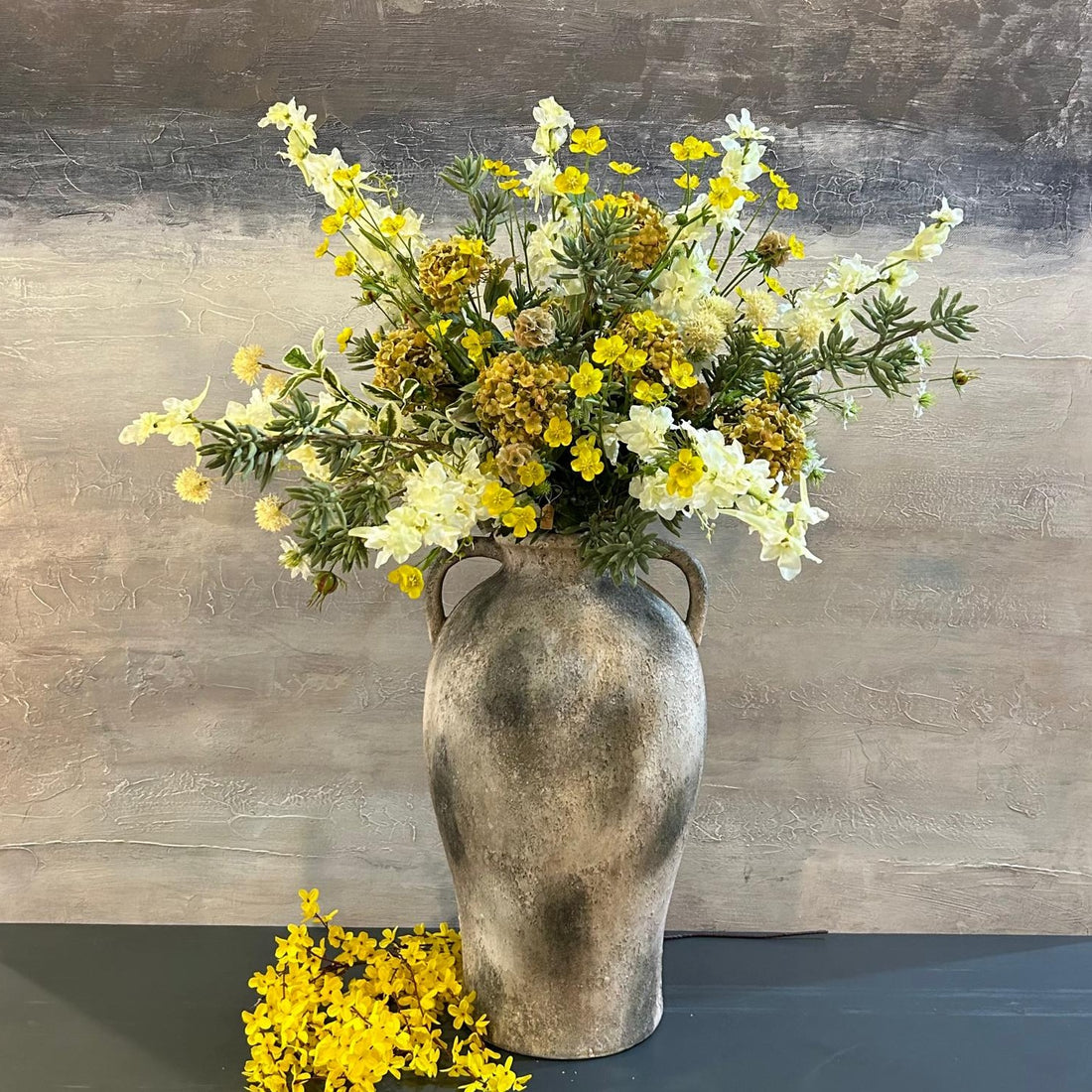 Large Scorched Effect Vase 55cm | Annie Mo's