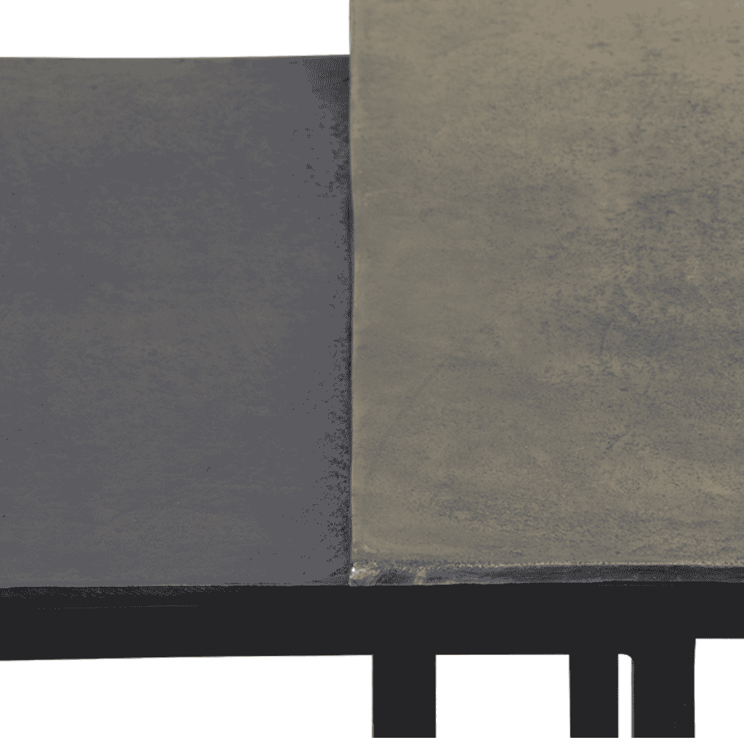 Antique Bronze and Black Triple Coffee Table 120cm | Annie Mo's
