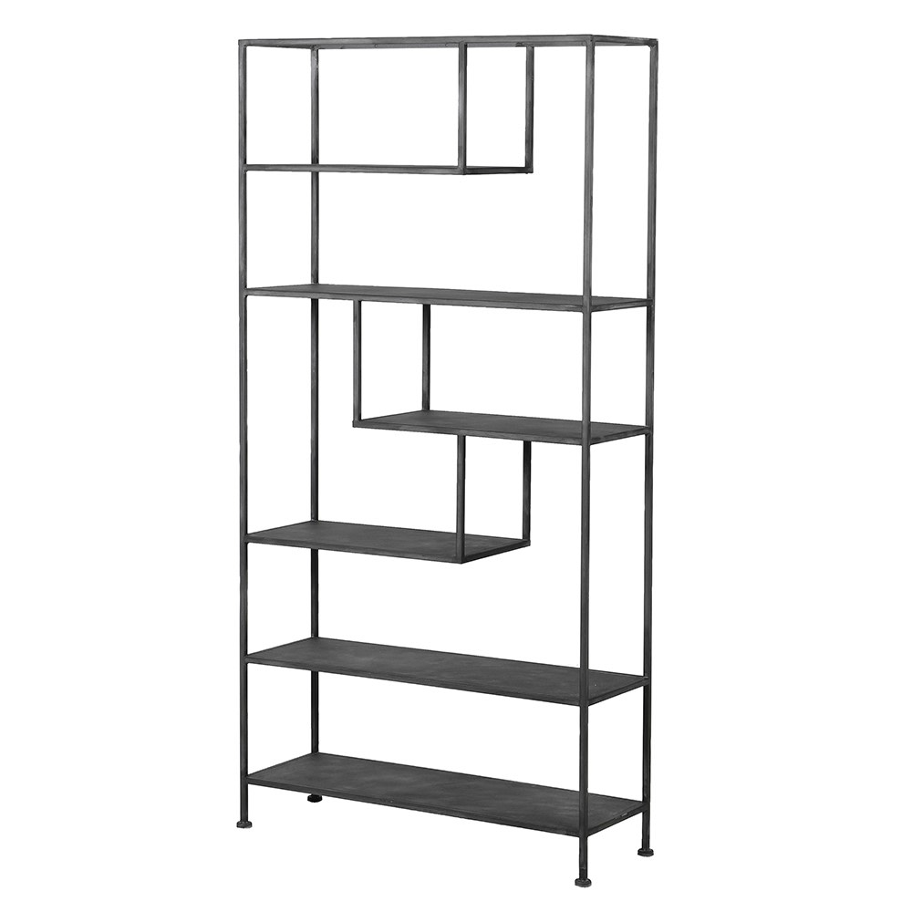 Iron and Oak Shelving Unit | Annie Mo's